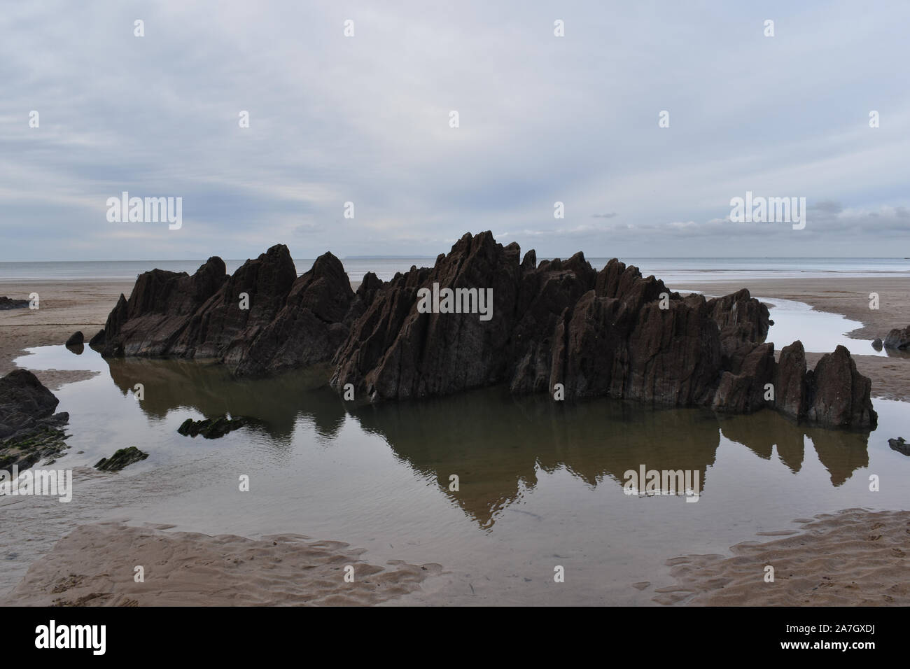 Barricane beach devon hi-res stock photography and images - Alamy