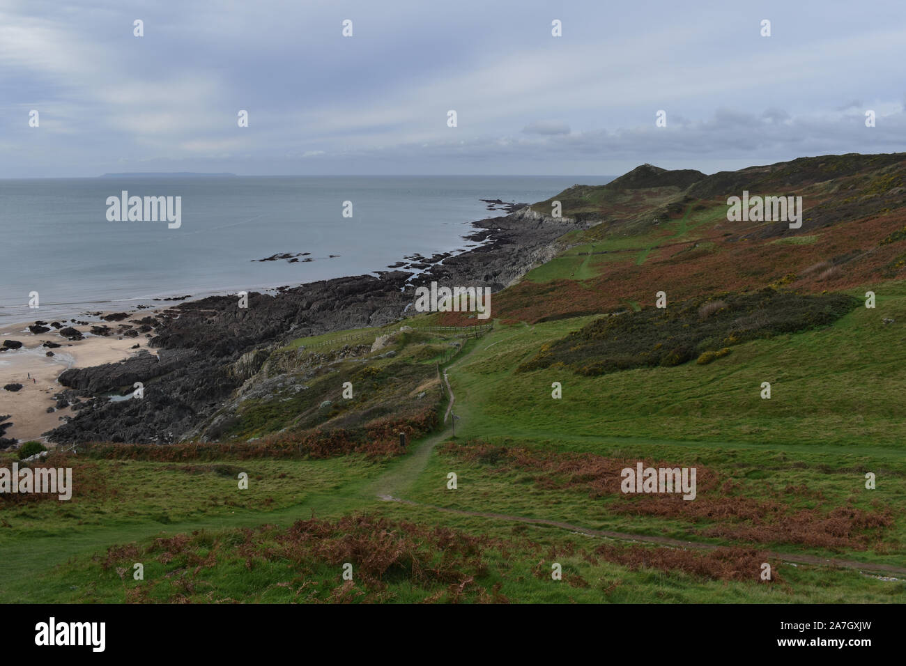 Morte point, Mortehoe, Devon, UK Stock Photo - Alamy