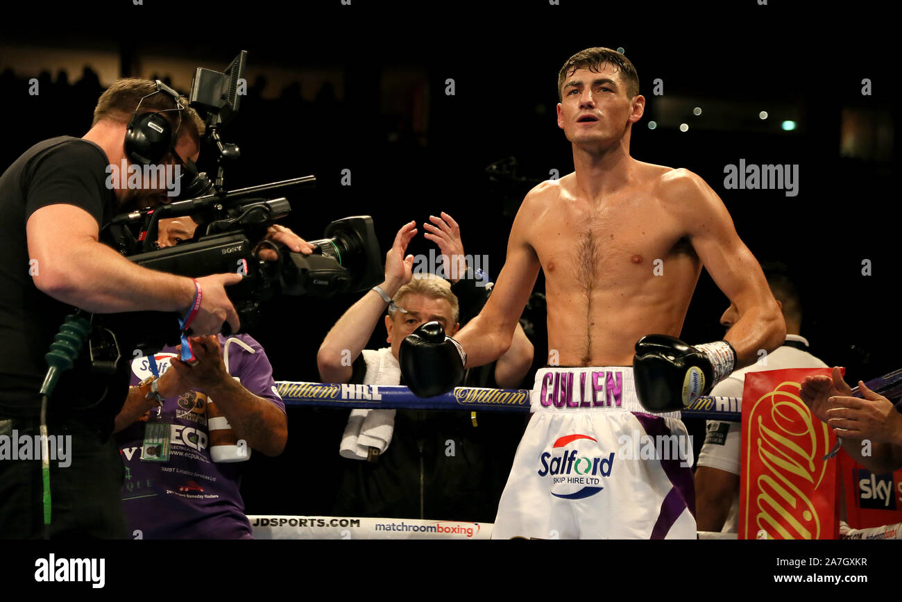 Jack Cullen before his contest against Felix Cash in their Commonwealth ...