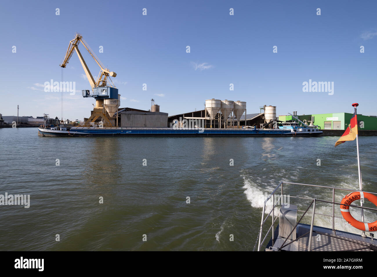 Nuremberg (German: Nürnberg) harbour port Stock Photo - Alamy