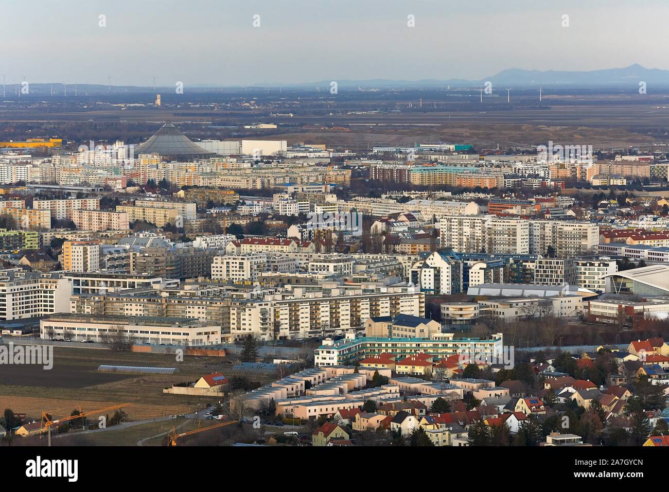 Fly above residential urban neighbourhood hi-res stock photography and ...