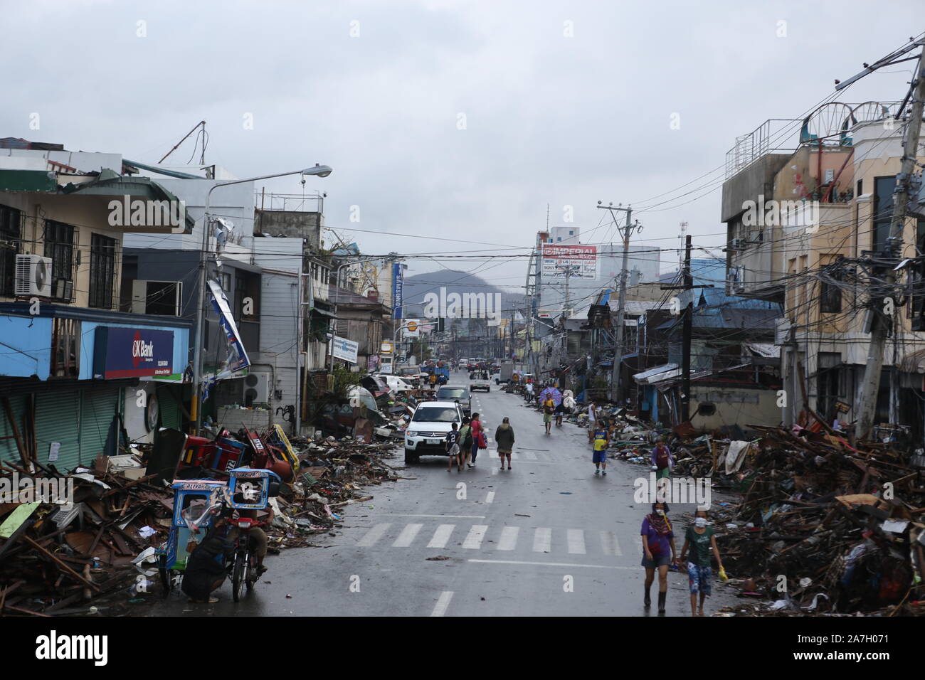 8 November 2013. Tacloban, Philippines.Typhoon Haiyan, known as Super ...