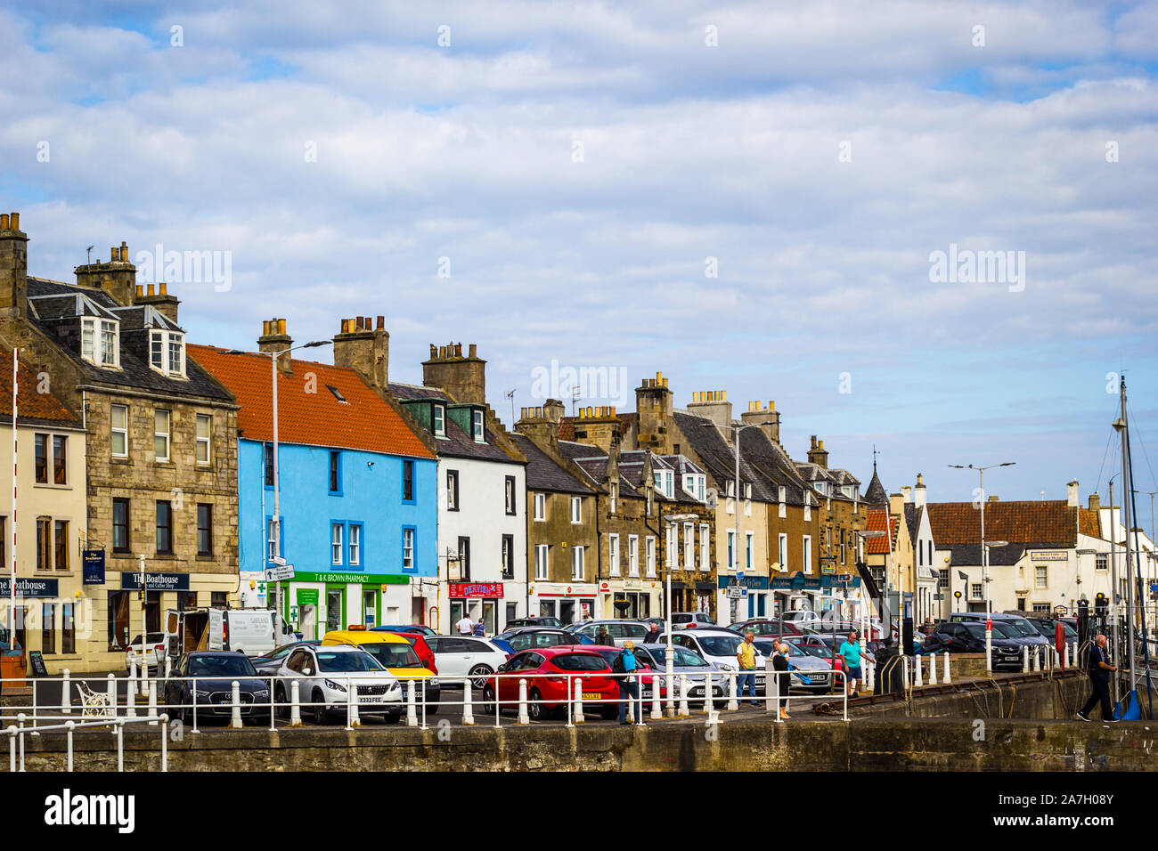 The Harbour, Arbroath in Scotland, UK Stock Photo - Alamy
