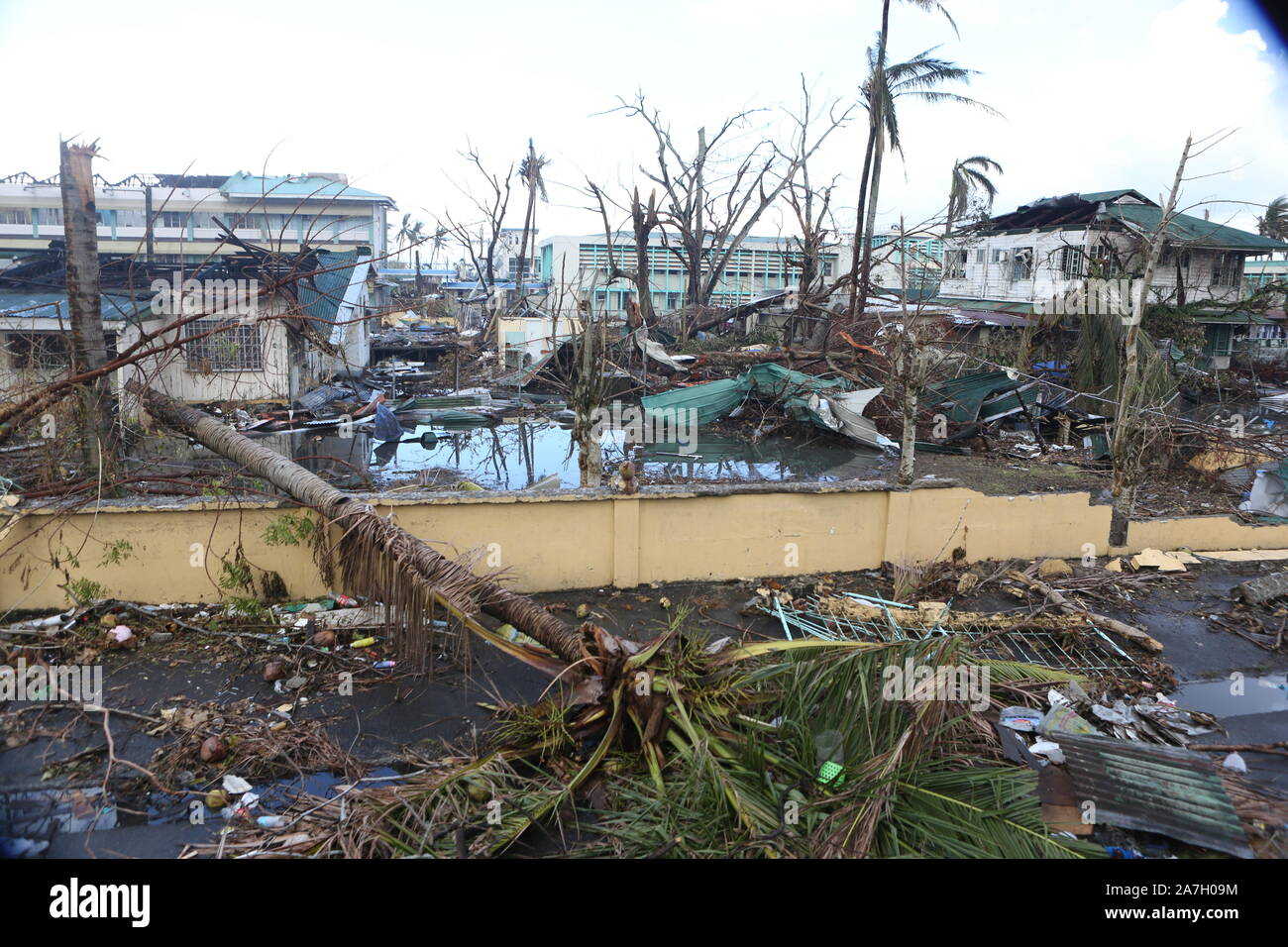 8 November 2013. Tacloban, Philippines.Typhoon Haiyan, known as Super ...