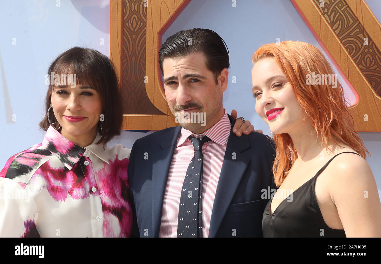 Westwood, California, USA. 2nd Nov 2019. Rashida Jones, Jason ...