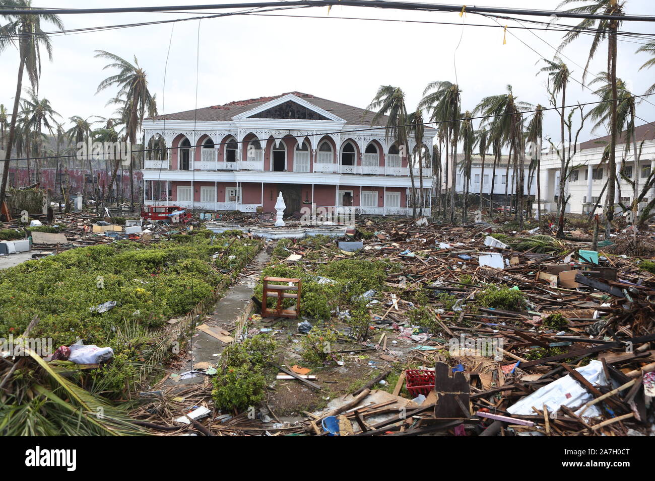 8 November 2013. Tacloban, Philippines.Typhoon Haiyan, known as Super ...