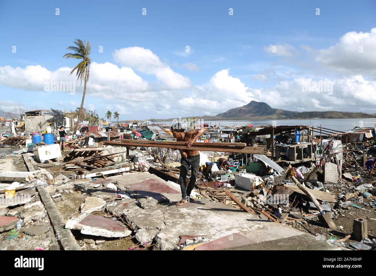 8 November 2013. Tacloban, Philippines.Typhoon Haiyan, known as Super ...