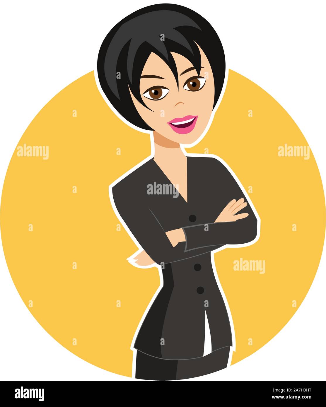 woman in business suit, vector, career, occupation, corporate Stock ...