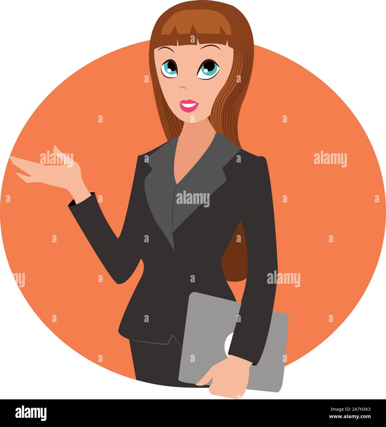 woman in business suit, vector, career, occupation, corporate Stock ...