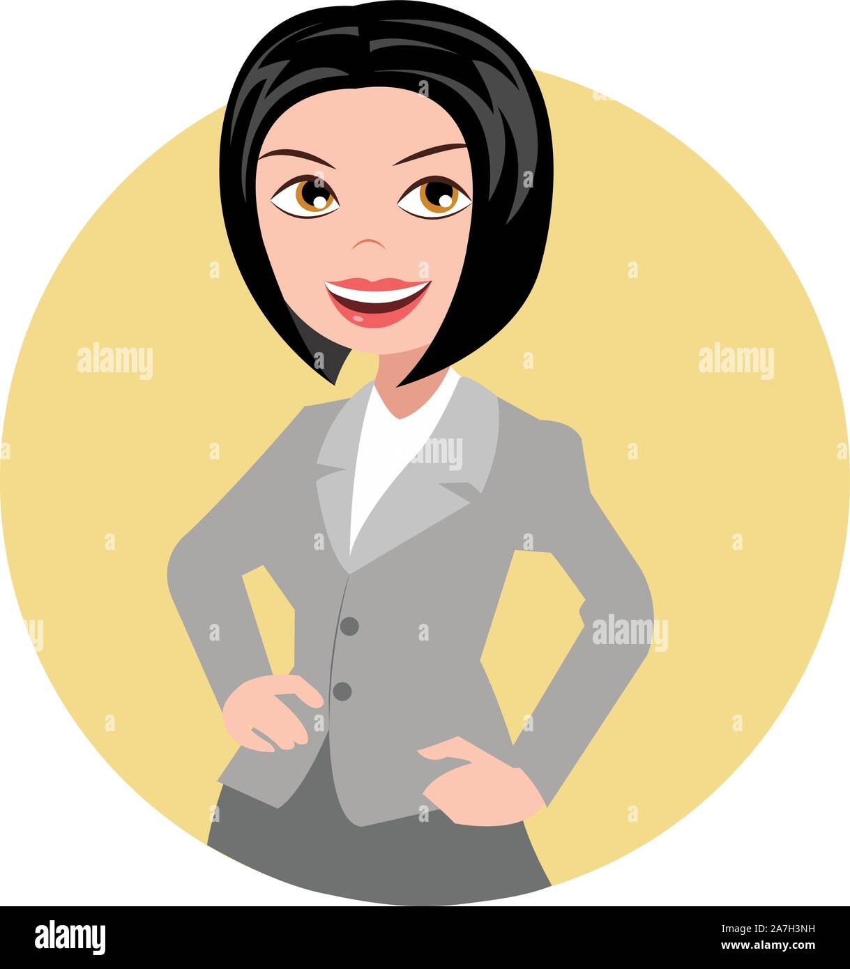 woman in business suit, vector, career, occupation, corporate Stock ...