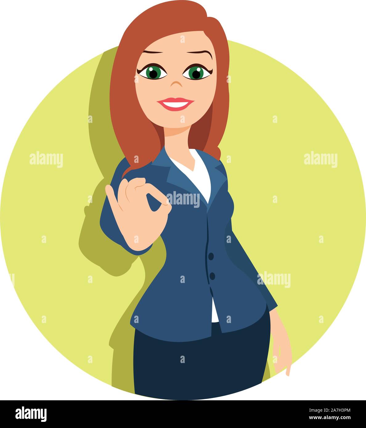 Professional Woman Cartoon