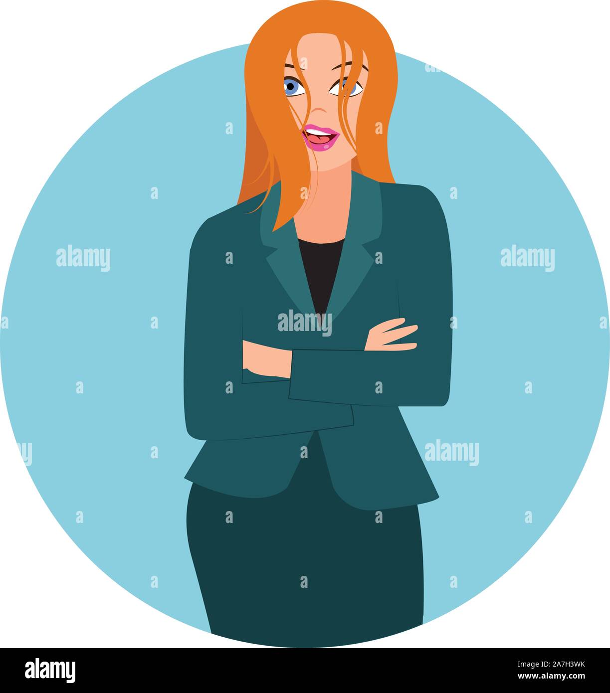 woman in business suit, vector, career, occupation, corporate, manager ...