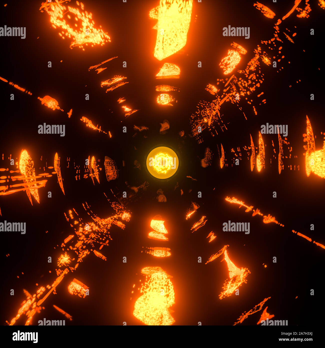 Abstract stream bright shiny dots hi-res stock photography and images ...