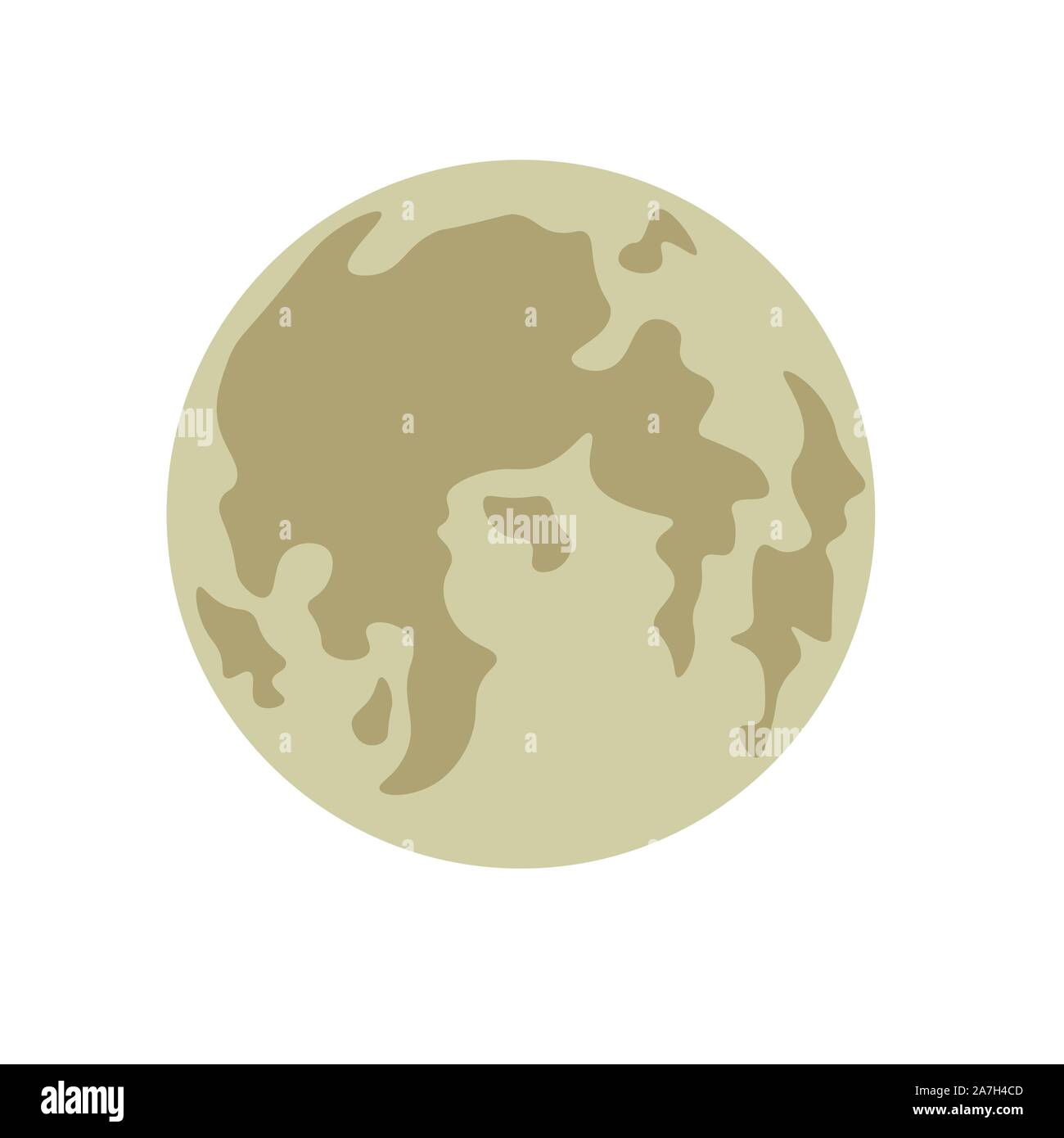 Illustration new moon icon Stock Vector Images - Alamy