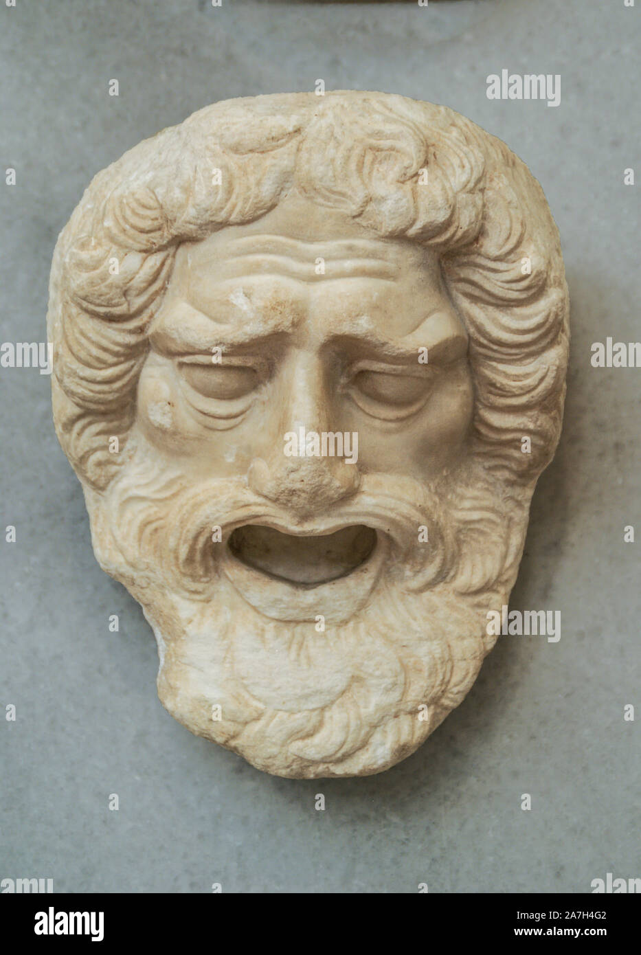 Greek theatre mask hi-res stock photography and images - Alamy