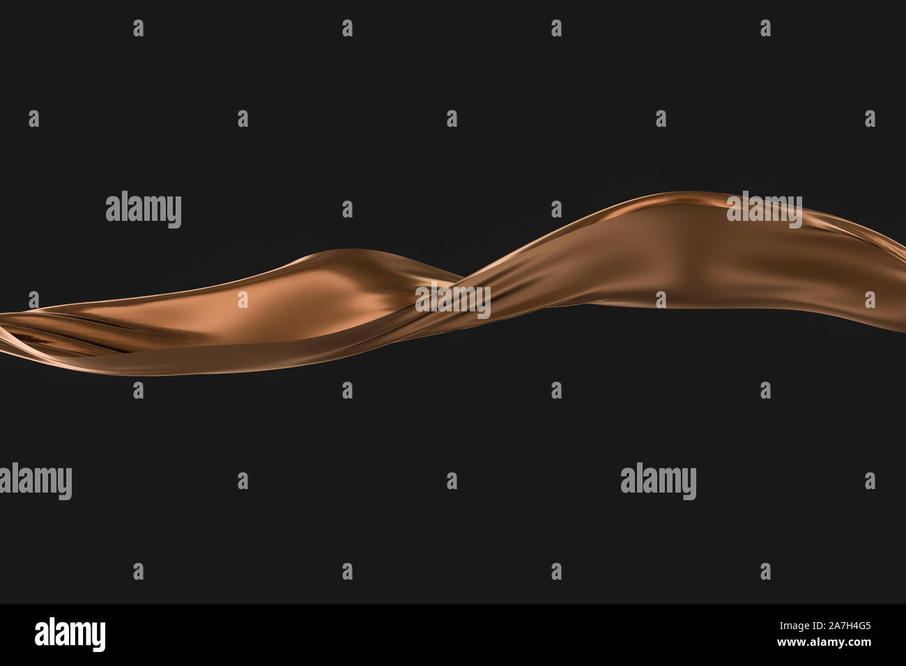 Flowing cloth, abstract color background, 3d rendering. Computer ...