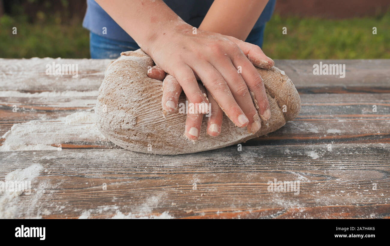 Girl pushing table hi-res stock photography and images - Alamy
