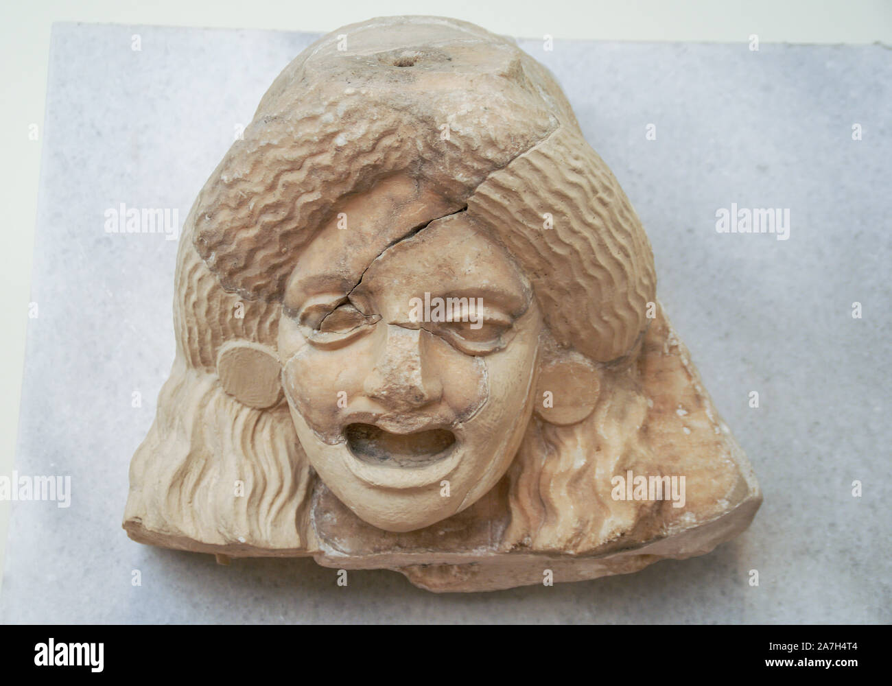 Greek theatre mask hi-res stock photography and images - Alamy