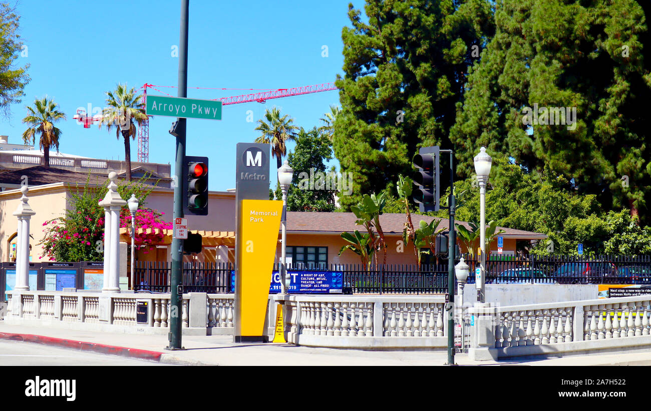 Train station pasadena hi-res stock photography and images - Alamy