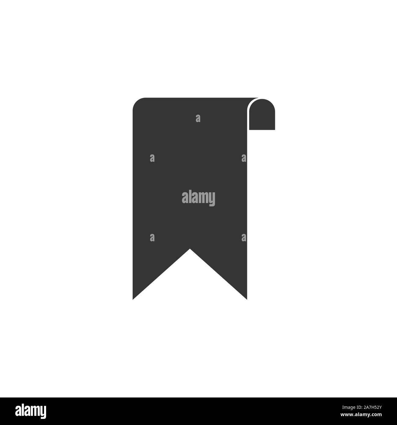 Vector bookmark icon. Black bookmark icon. Vector icon isolated Stock ...