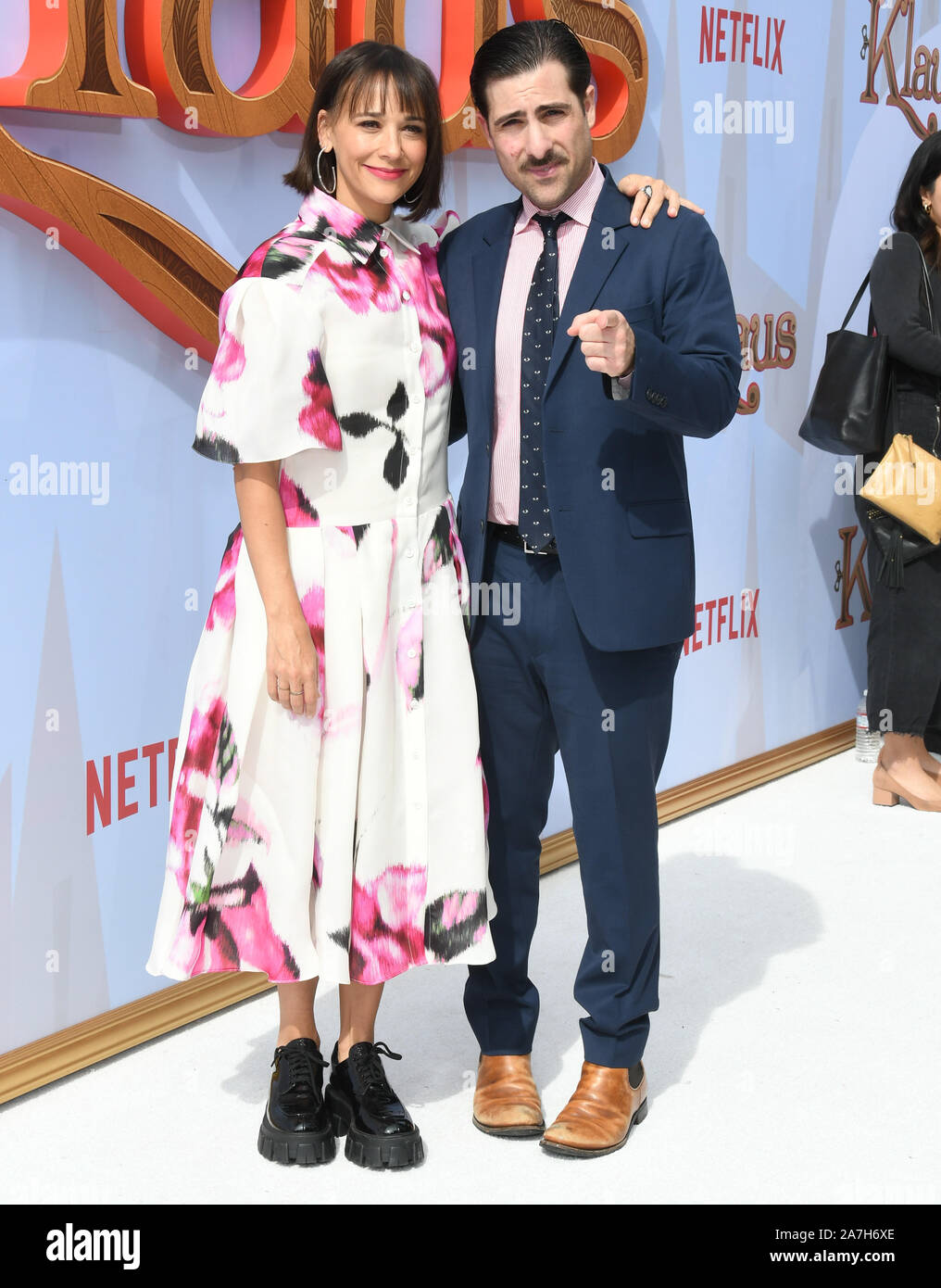 02 November 2019 - Westwood, California - Rashida Jones, Jason ...
