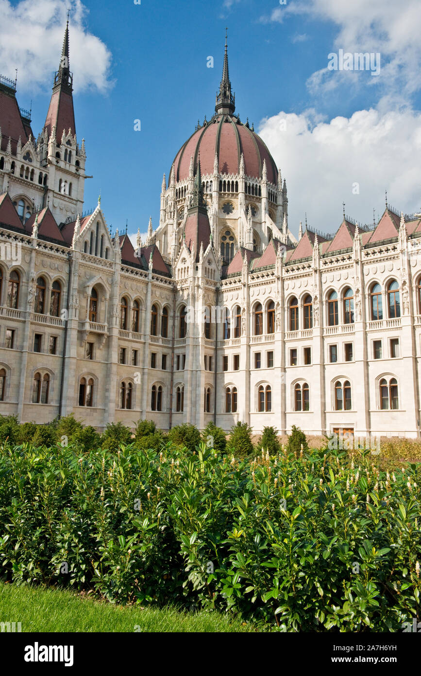 Architectural detail of Hungarian Parliament Building. Budapest Stock ...