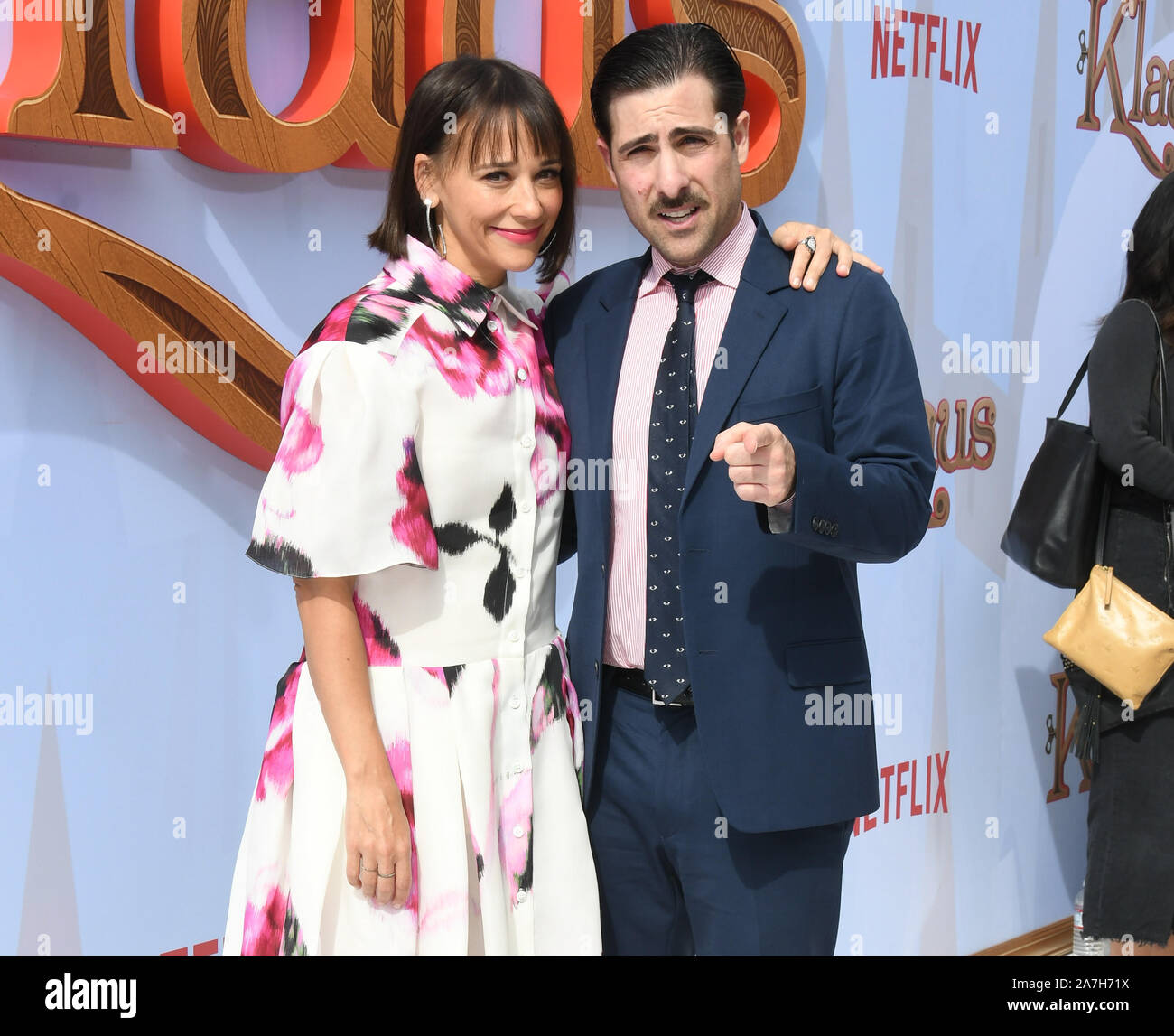 02 November 2019 - Westwood, California - Rashida Jones, Jason ...