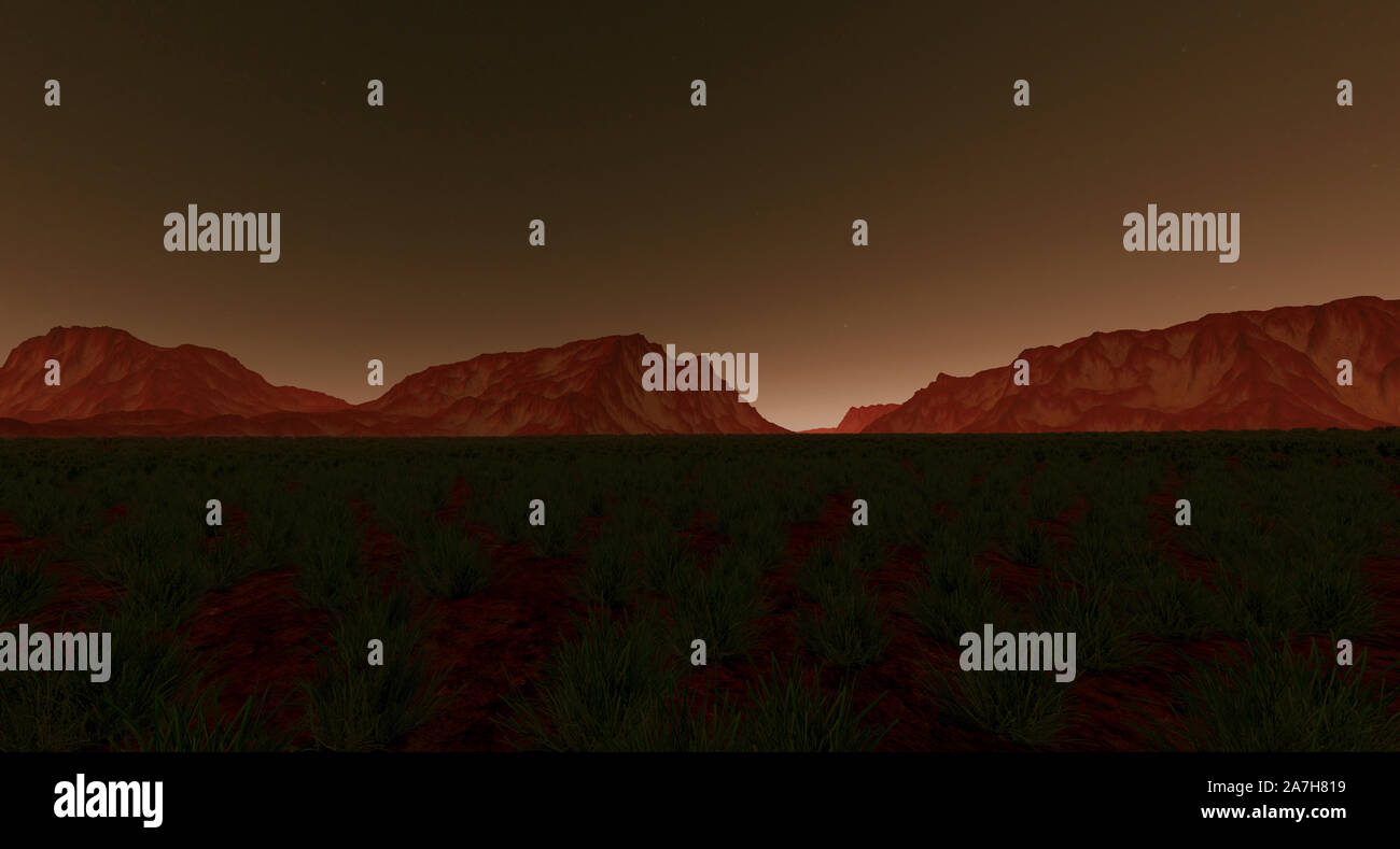 Terraforming Mars like Planet extremely detailed and realistic 3d image ...