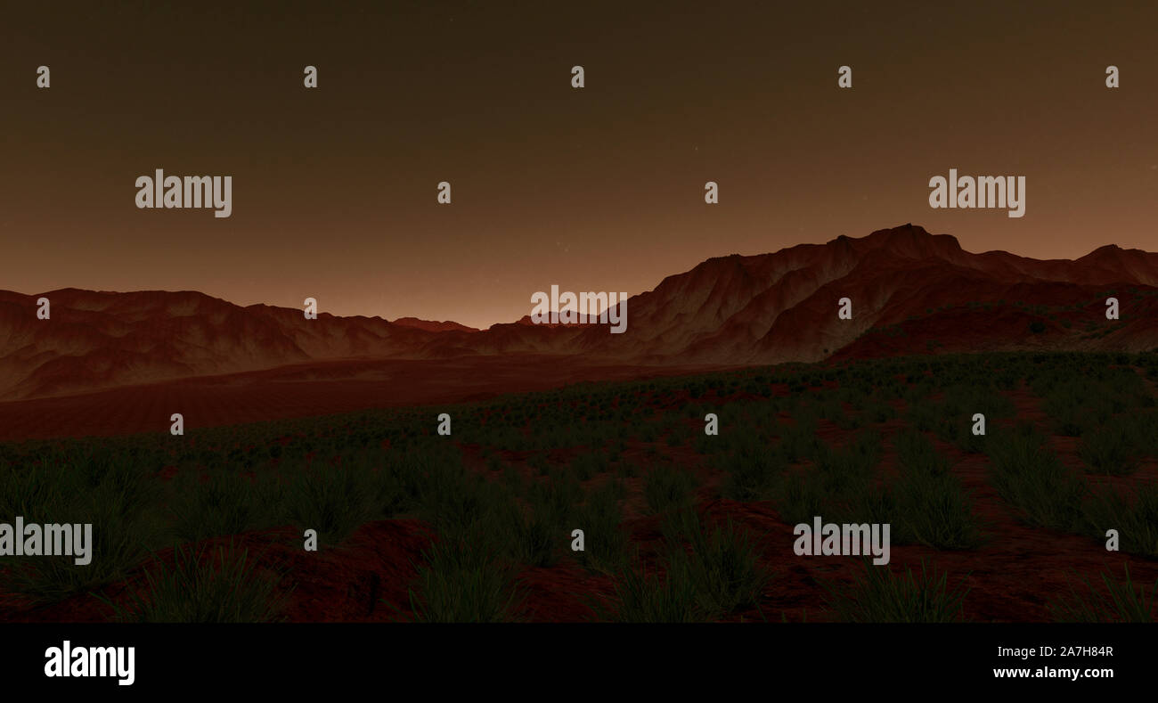 Terraforming Mars like Planet extremely detailed and realistic 3d image ...