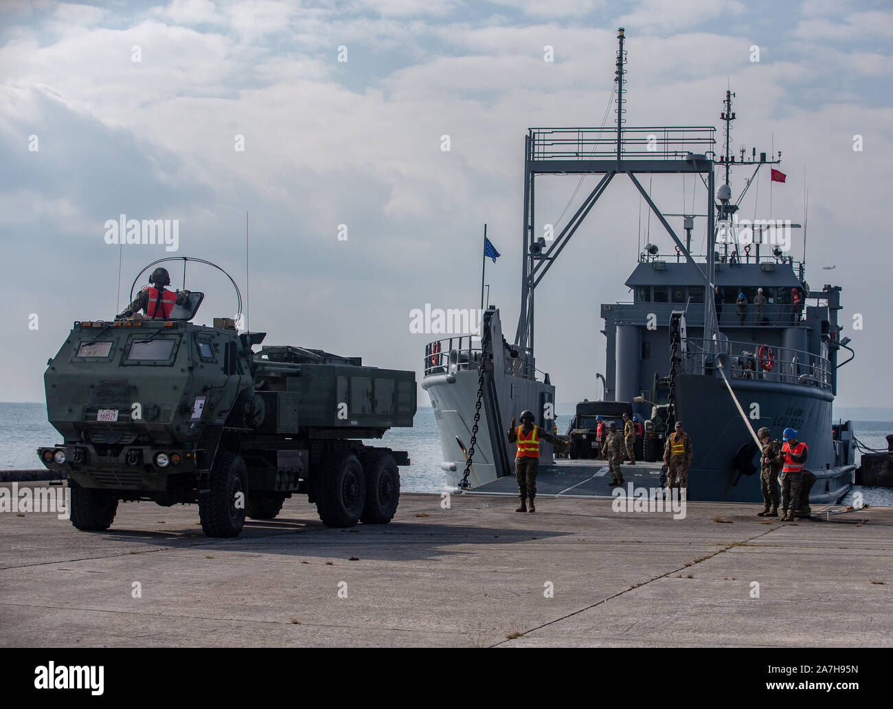 U.S. Marines with 12th Marine Regiment, 3rd Marine Division, and U.S ...