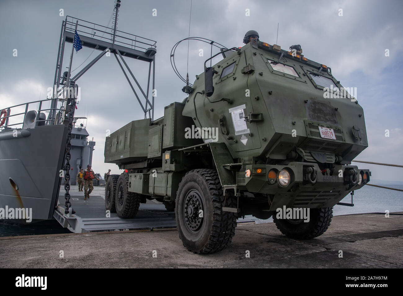 U.S. Marines with 12th Marine Regiment, 3rd Marine Division, and U.S ...