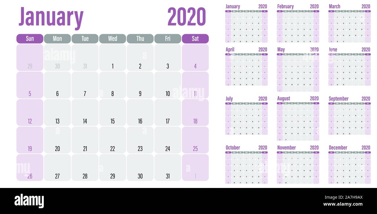 12 months calendar Stock Vector Images - Alamy