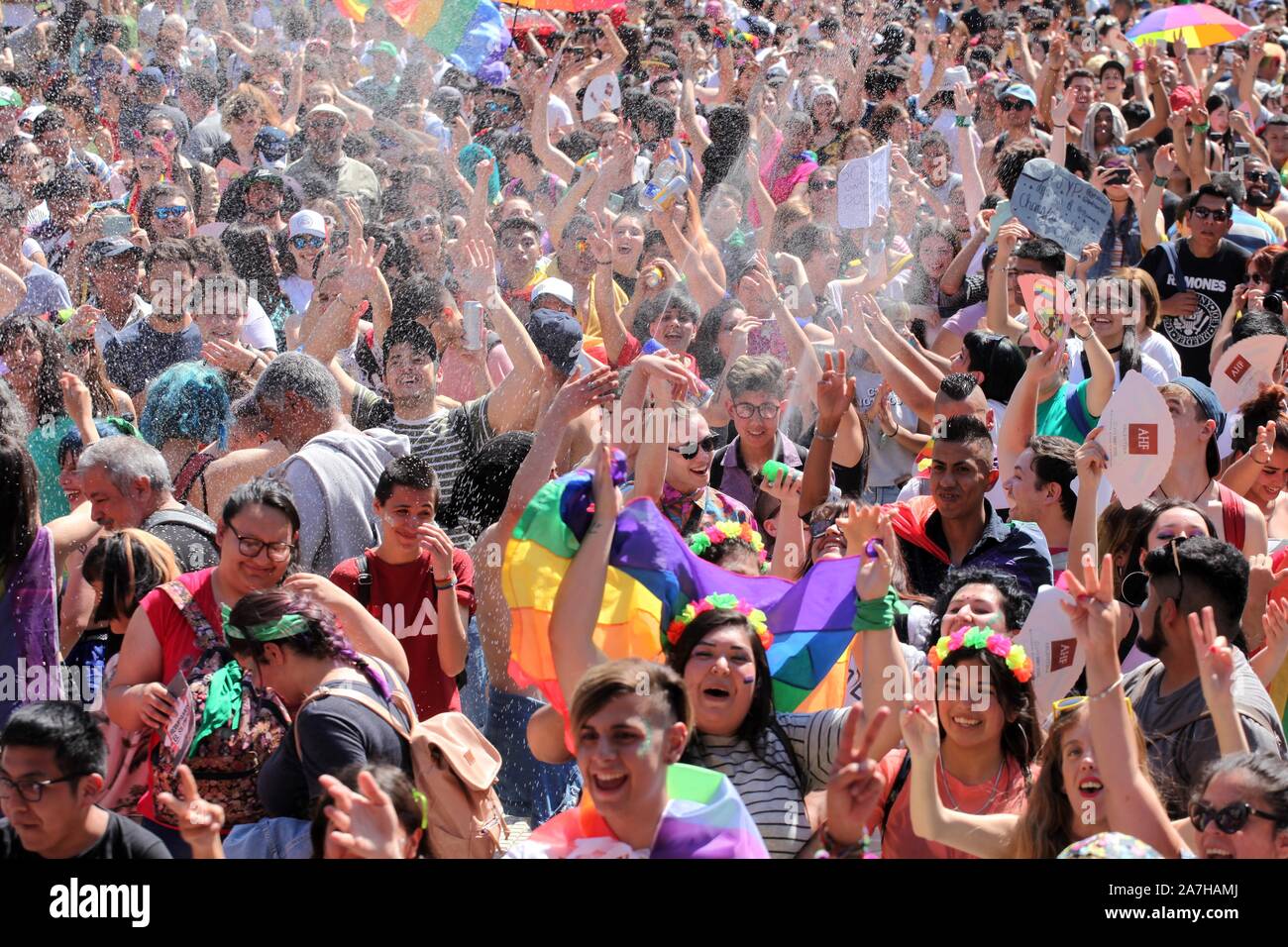 Buenos Aires, Buenos Aires, Argentina. 2nd Nov, 2019. 28th Pride Parade ...