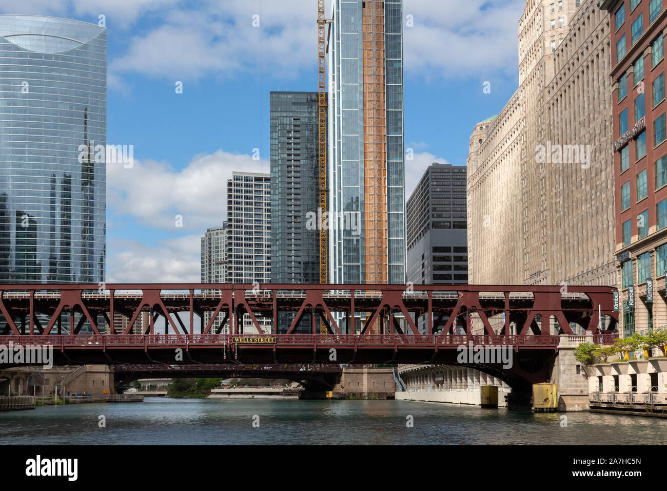 Chicago bridge river hi-res stock photography and images - Alamy