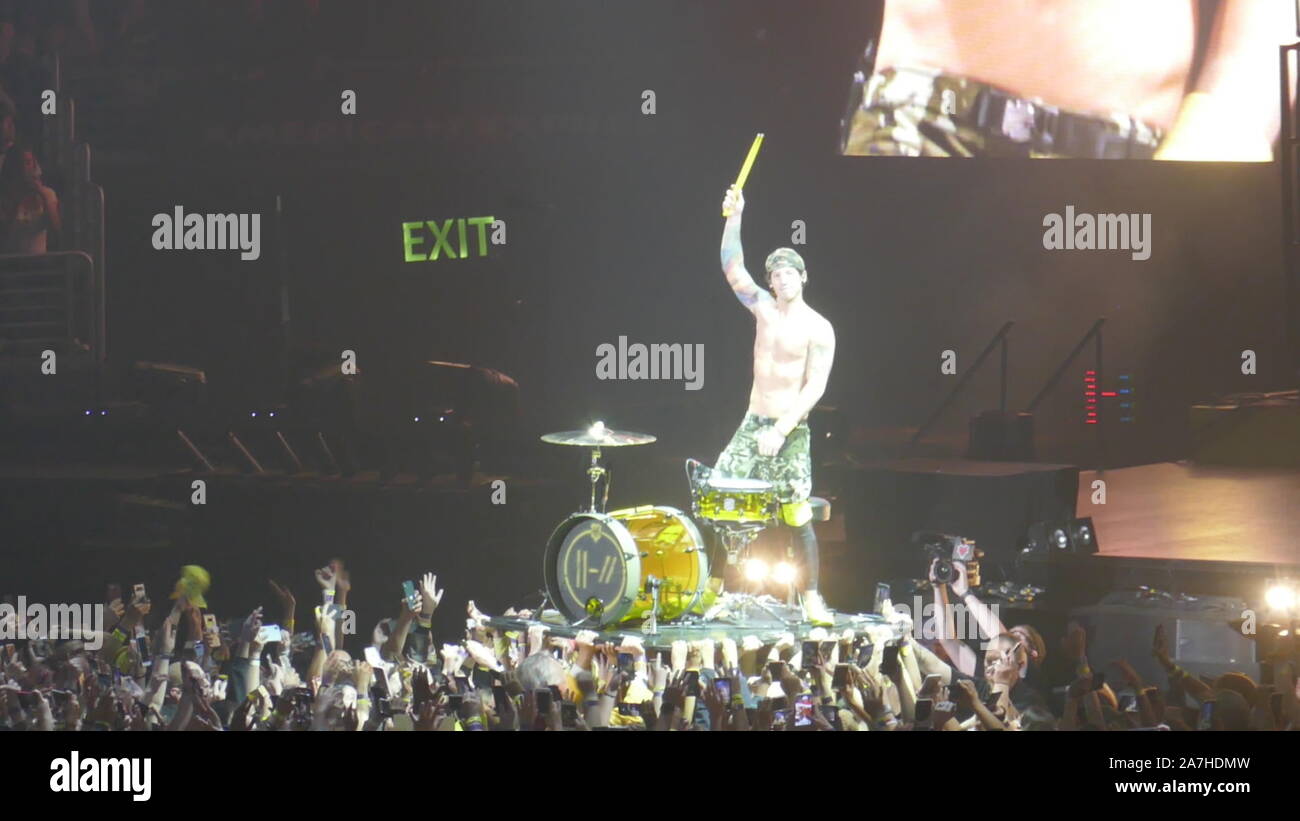 Los Angeles, California, USA 1st November 2019 Musician/singer Josh Dun ...