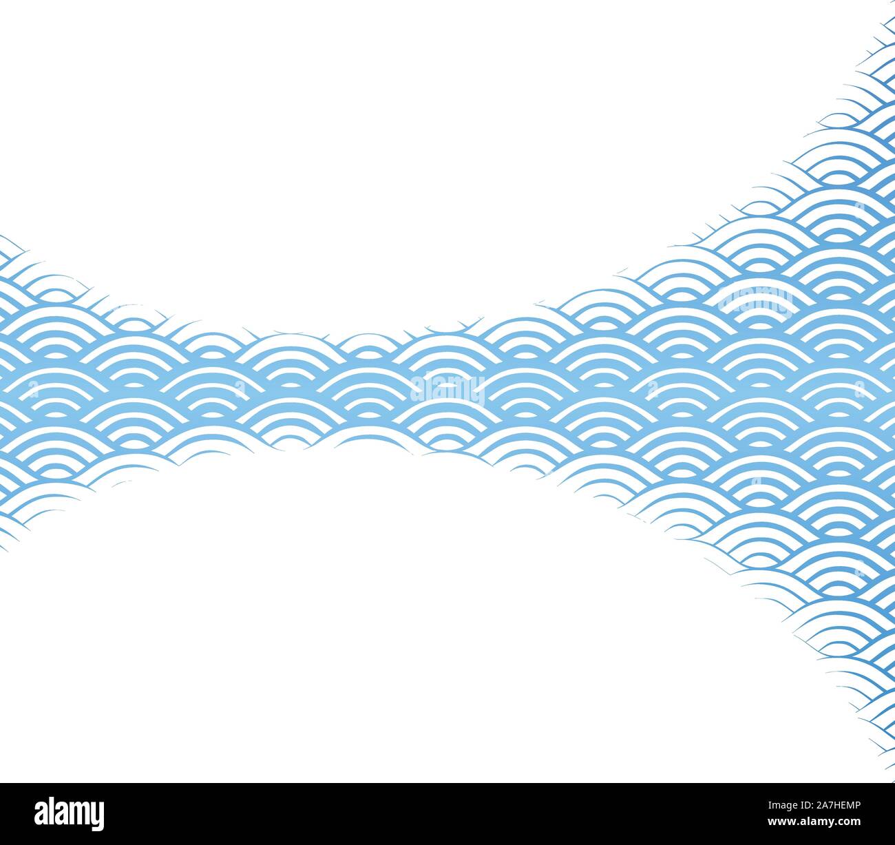 Background with abstract line waves pattern and thickness gradient ...