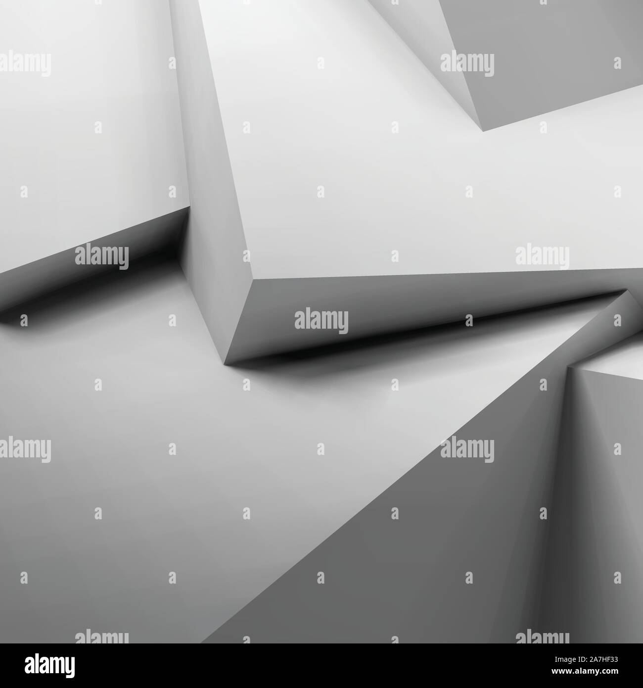 Abstract geometric background with overlapping cubes Stock Vector Image ...