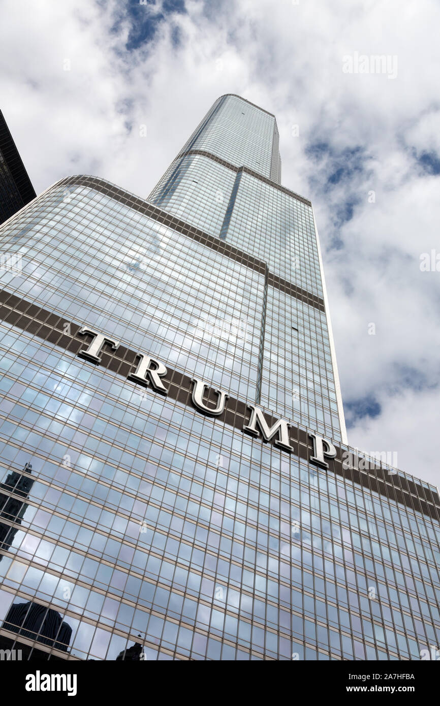 Trump International Hotel and Tower, Chicago, Illinois, USA Stock Photo ...