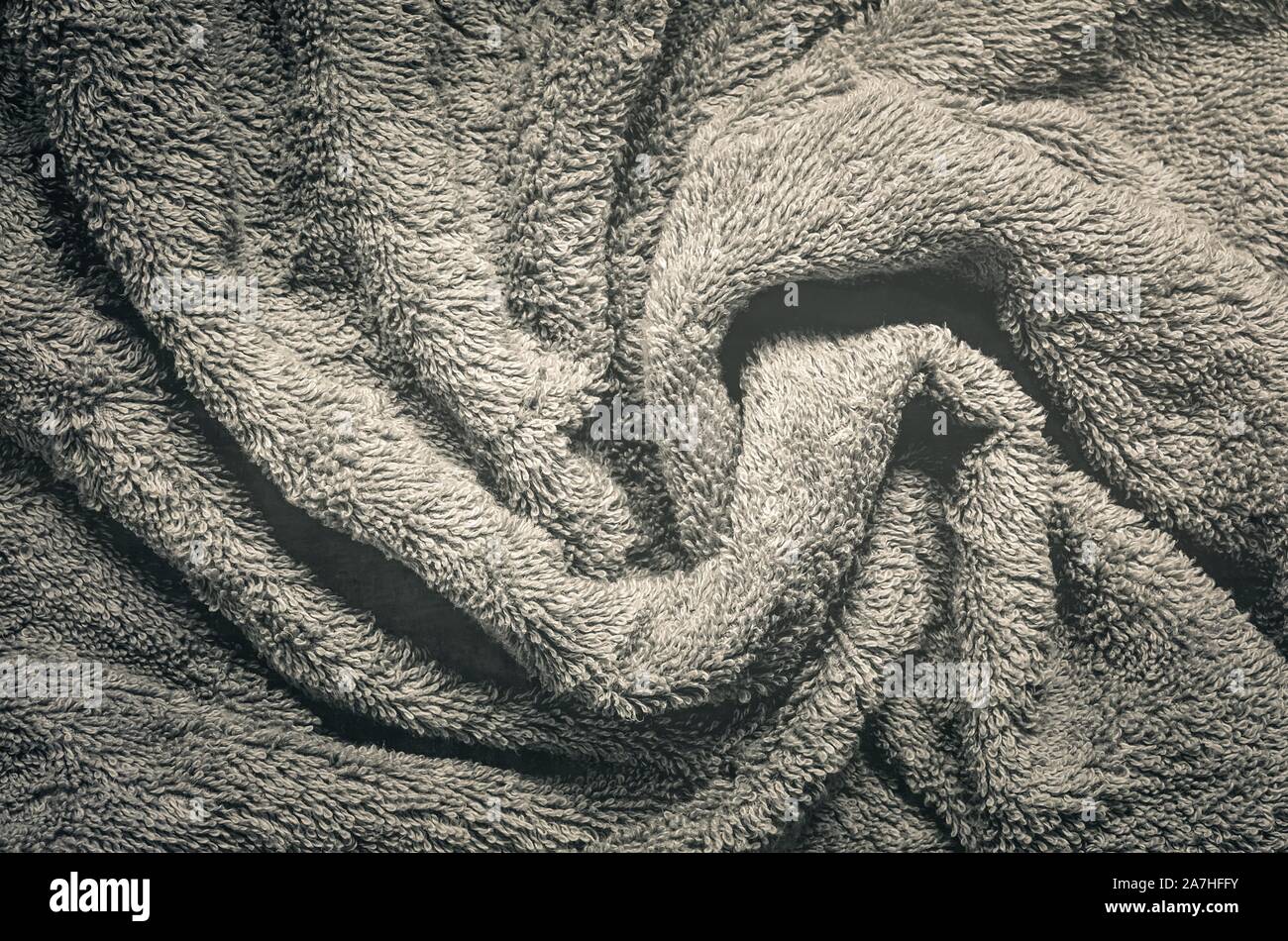 Background made of fluffy material. Texture of a wrinkled towel Stock ...