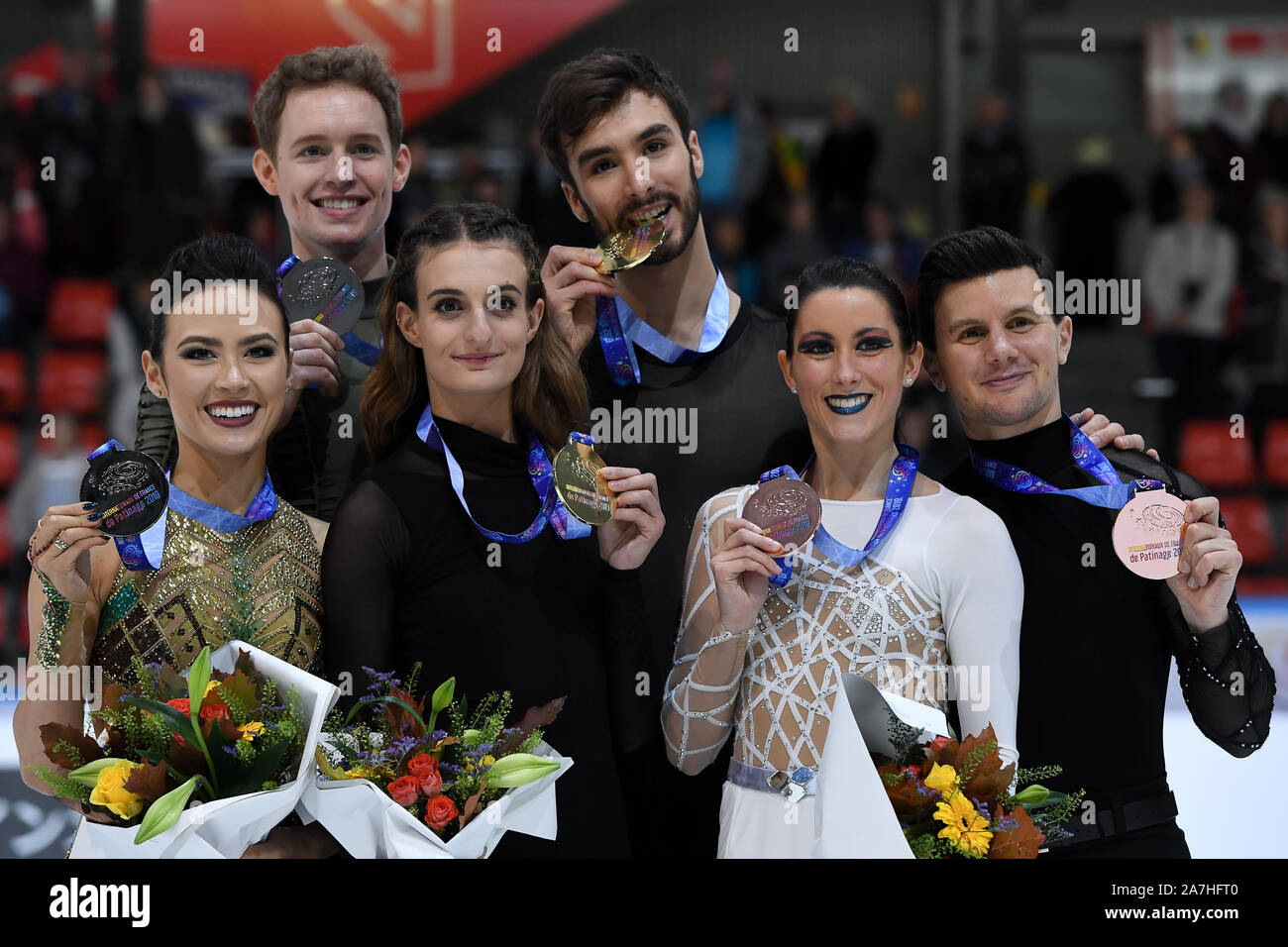 Ice Dance awards, Gabriella PAPADAKIS & Guillaume CIZERON (FRA) first ...