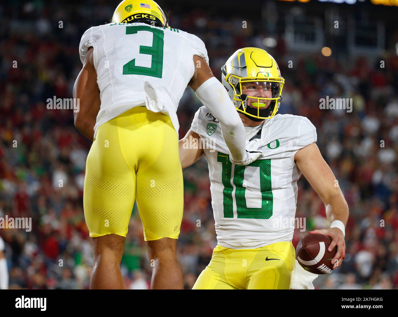 November 02, 2019 Oregon Ducks quarterback Justin Herbert (10 ...
