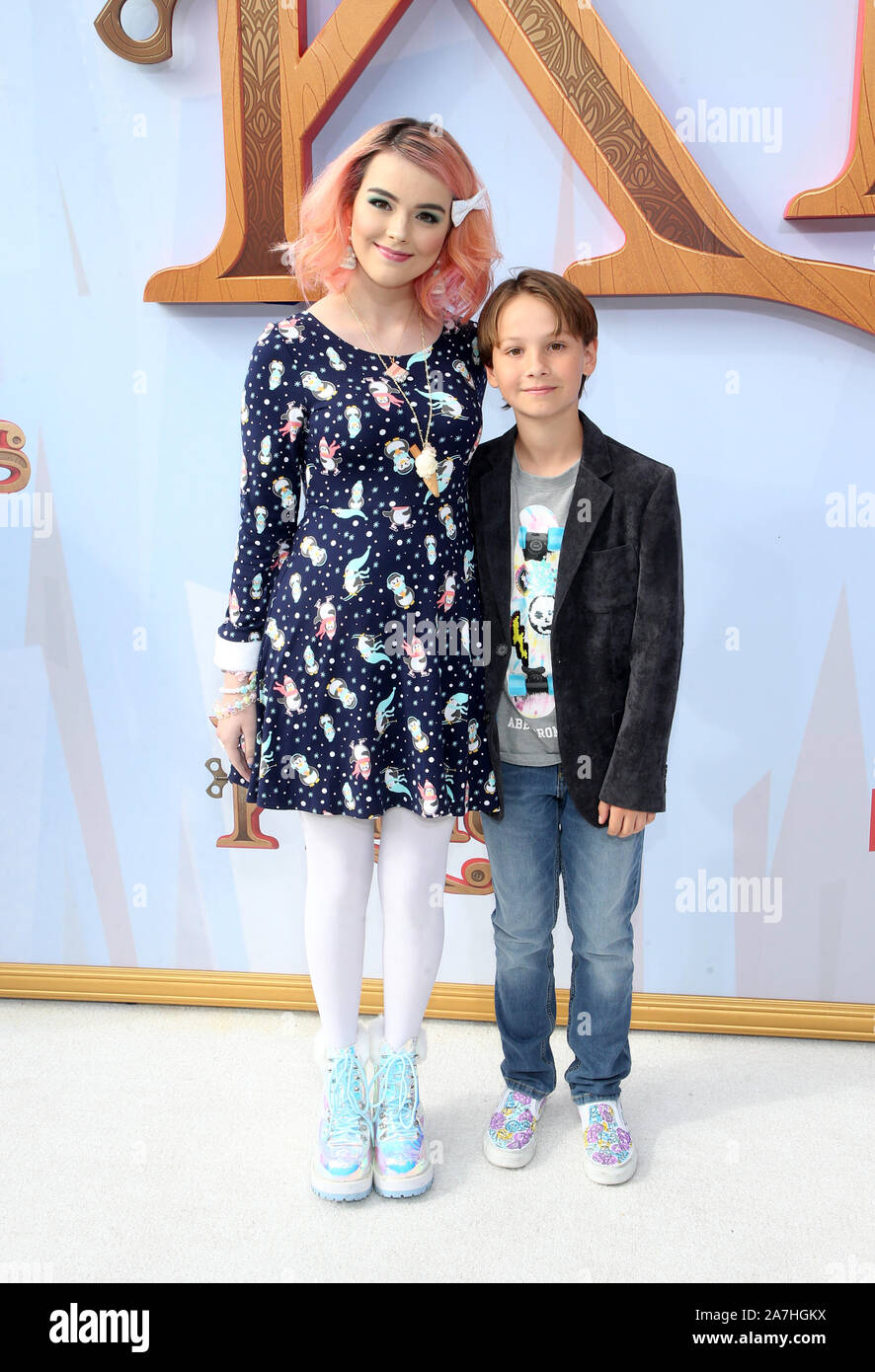 Westwood, California, USA. 2nd Nov 2019. Merit Leighton, Finn Carr, at ...