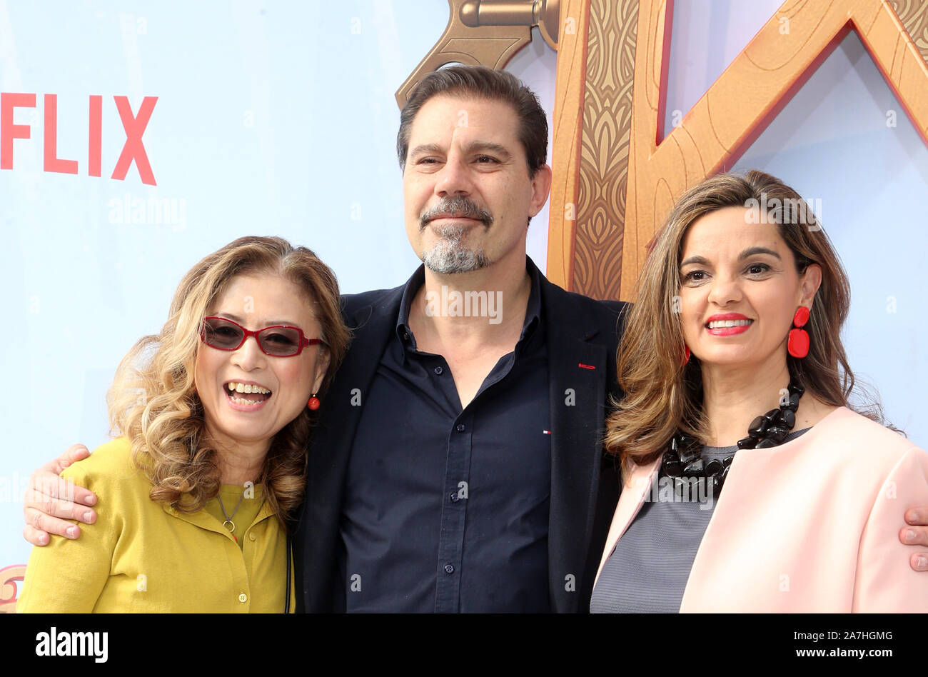 Westwood, California, USA. 2nd Nov 2019. Sergio Pablos, Marisa Roman ...