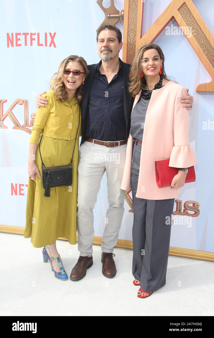 Westwood, California, USA. 2nd Nov 2019. Sergio Pablos, Marisa Roman ...