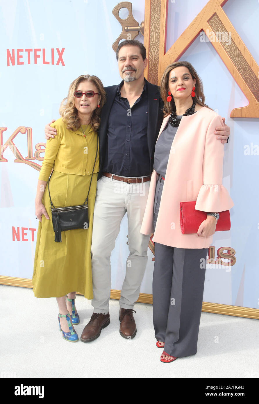 Westwood, California, USA. 2nd Nov 2019. Sergio Pablos, Marisa Roman ...