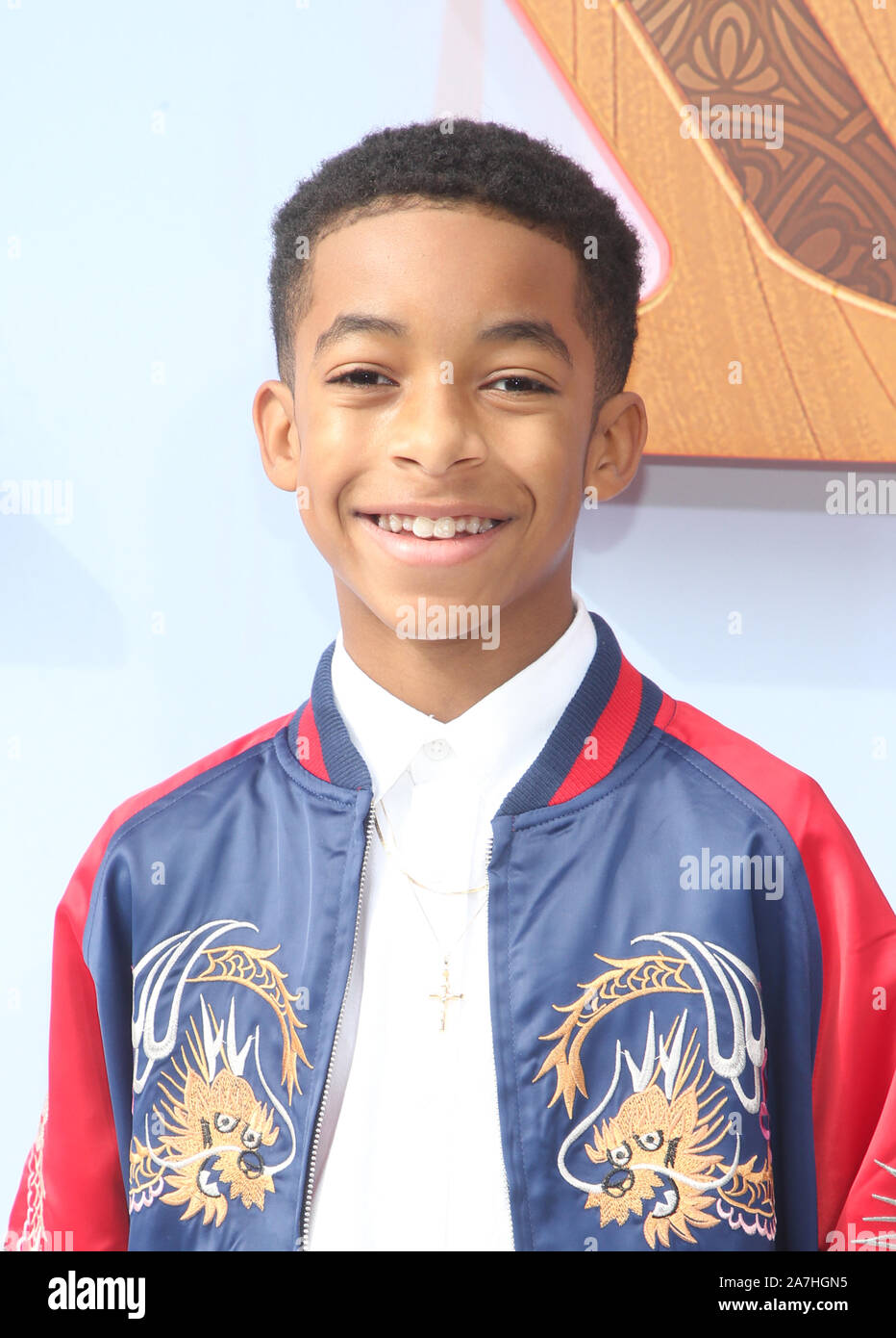 Westwood, California, USA. 2nd Nov 2019. Isaiah Russell-Bailey, at ...