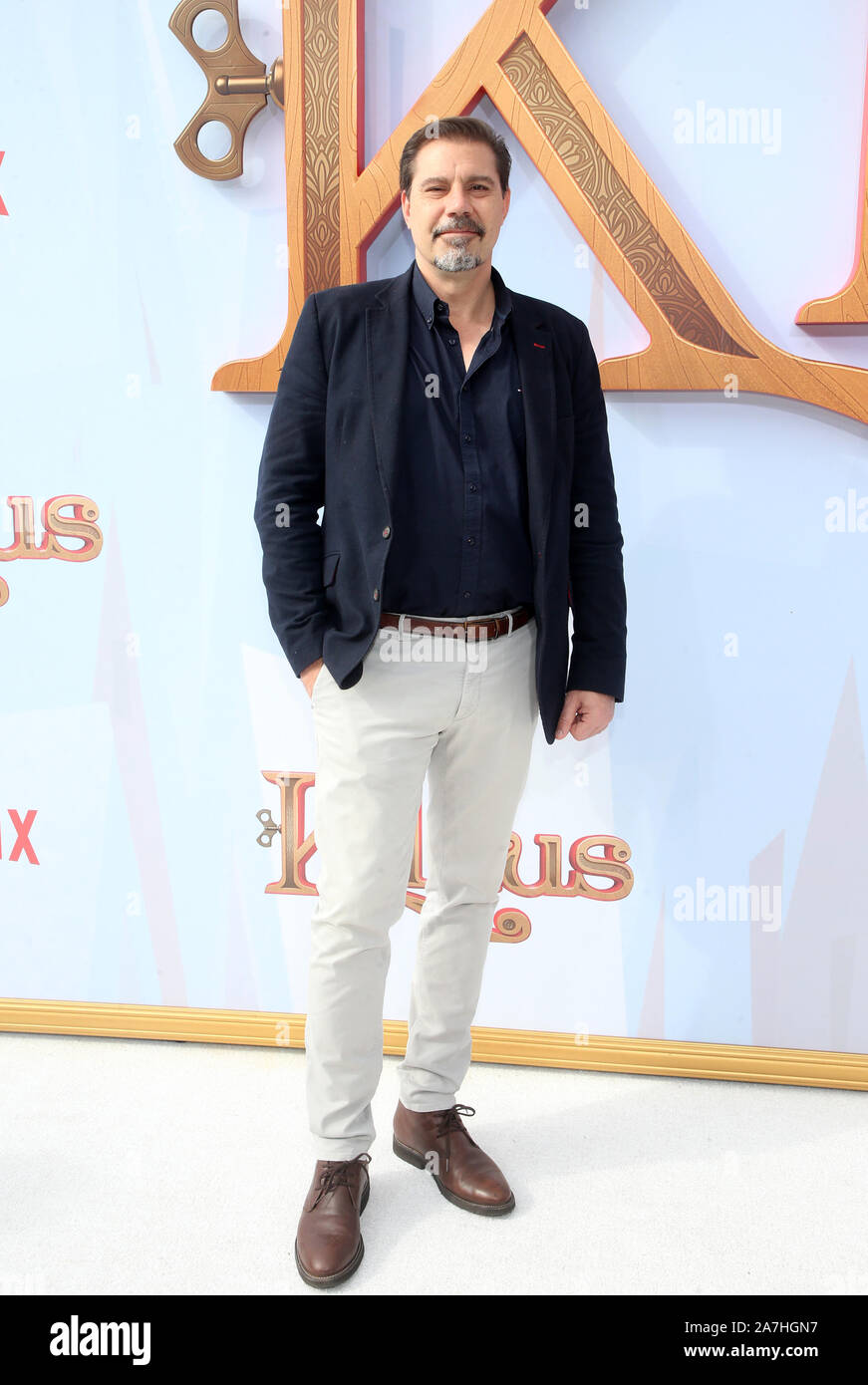 Westwood, California, USA. 2nd Nov 2019. Sergio Pablos, at Netflix ...
