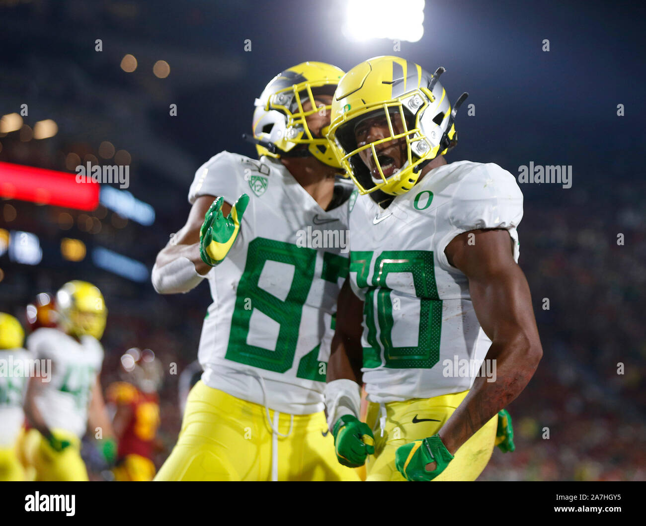 November 02, 2019 Oregon Ducks wide receiver Jaylon Redd (30 ...