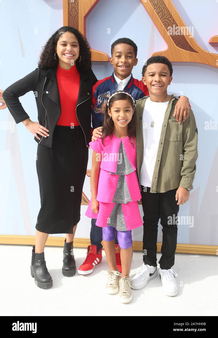 Westwood, California, USA. 2nd Nov 2019. Symera Jackson, Isaiah Russell ...