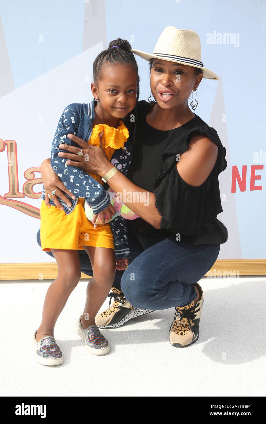 Westwood, California, USA. 2nd Nov 2019. Tanika Ray and Daughter, at ...